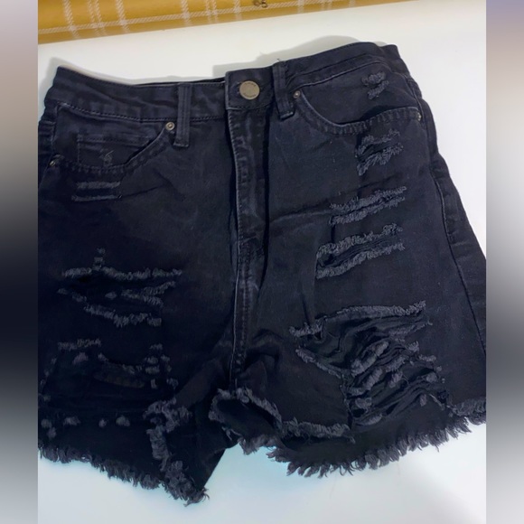 Shorts | Black Ripped Shorts Worn A Couple Of Times And Are Very ...